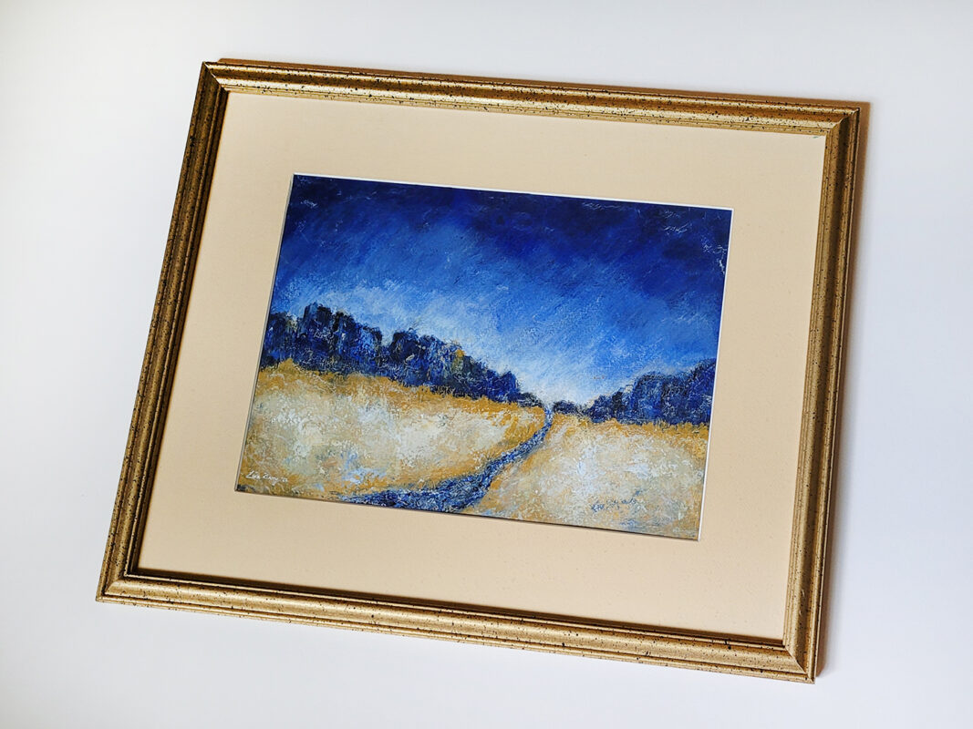 “Midnight Lake” Original Painting – Lisa Barry Art