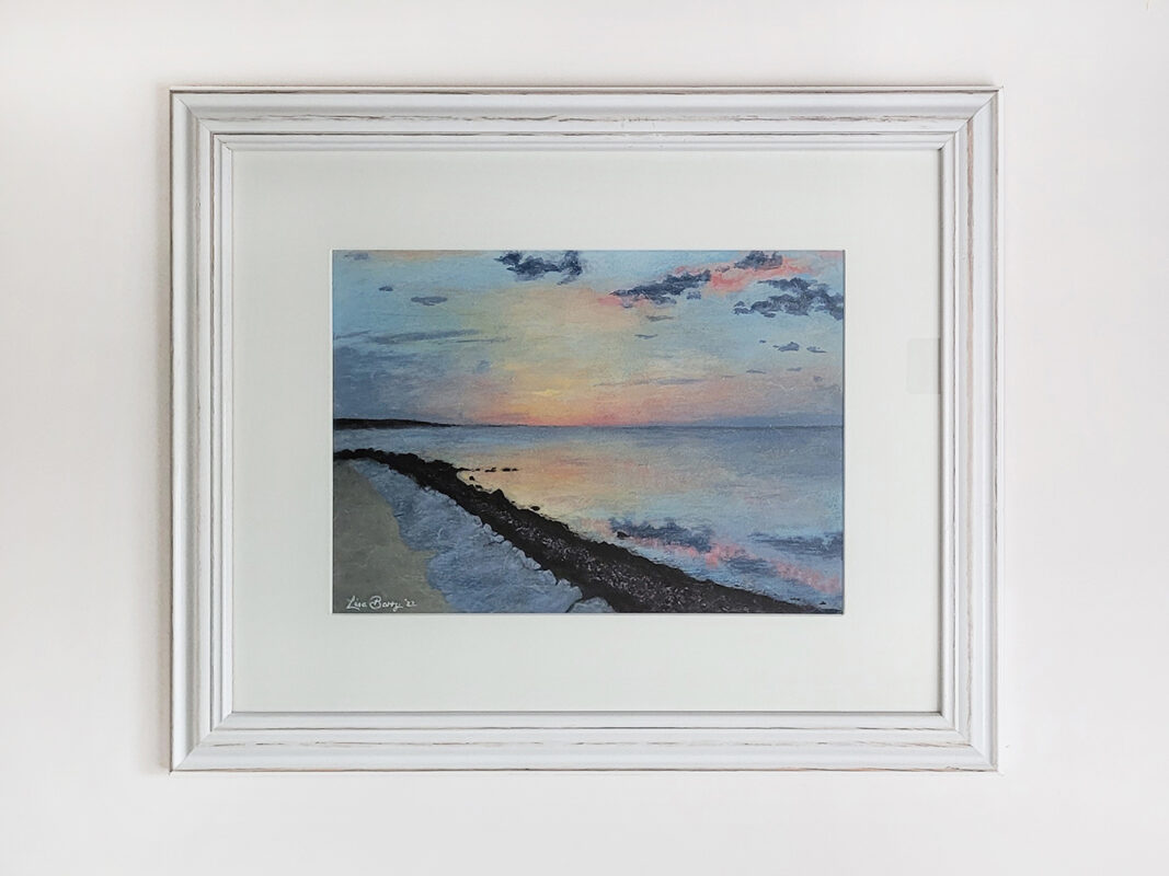 “Midnight Lake” Original Painting – Lisa Barry Art